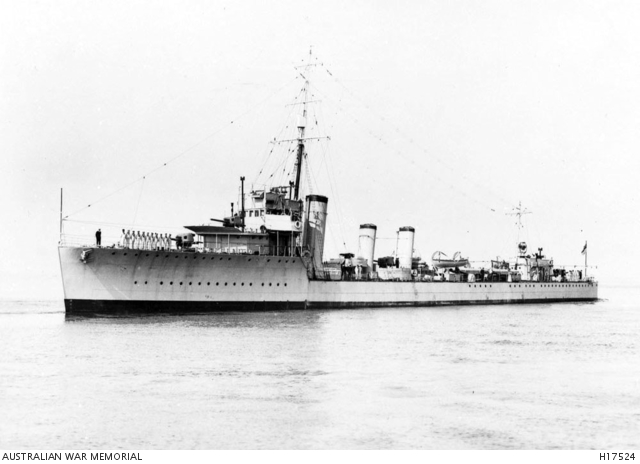 The Australian Navy flotilla leader HMAS Anzac was one of six ...