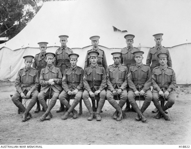 Group portrait of Non-commissied Officer of the No 2 Depot Company ...