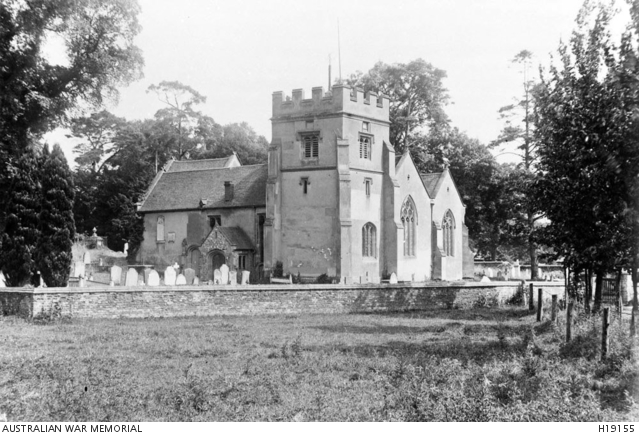 Harefield, England. The exterior of Harefield Church which was ...