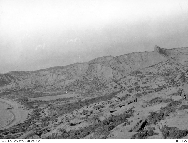 A view of North beach, Mule Gully, Walker's Ridge and The Sphinx on ...