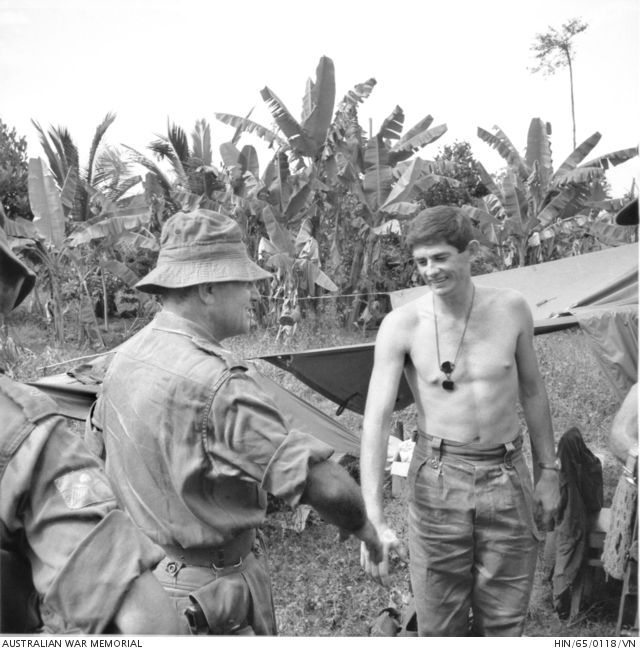 Vo Xu, Vietnam. 1965. Lieutenant Colonel I. R. W. Brumfield, Commanding ...
