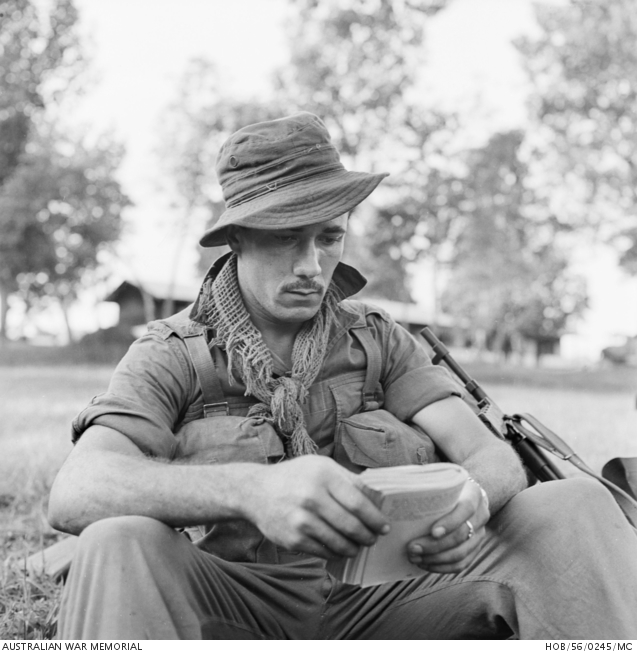 Informal portrait of 1/1844 Private Ron Roach, of Balmoral, Qld ...