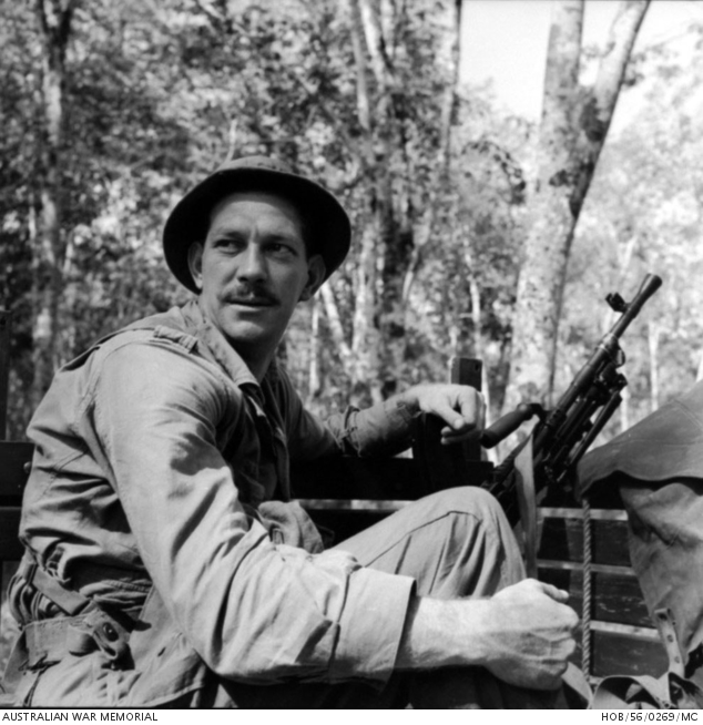Informal portrait of 6/973 Private Barry Scott of Irishtown, Tas, of A ...