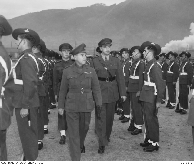 A group of unidentified Australian British Commonwealth Occupation ...