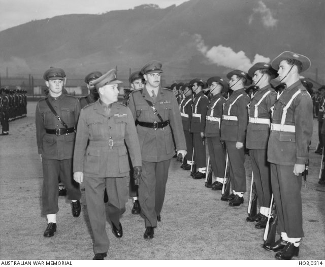 A group of unidentified Australian British Commonwealth Occupation ...