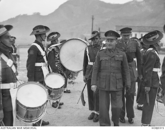 A group of unidentified Australian British Commonwealth Occupation ...