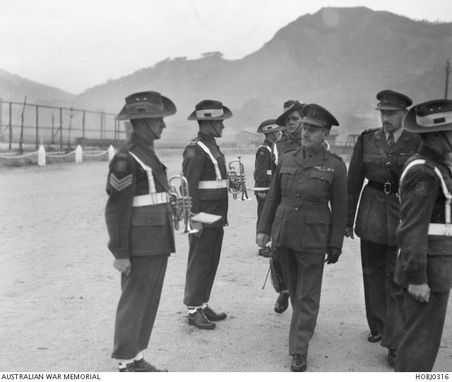 A group of unidentified Australian British Commonwealth Occupation ...