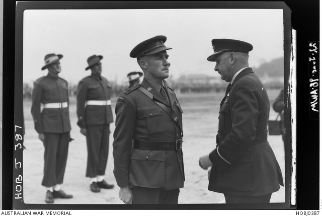 An unidentified Australian Lieutenant with the British Commonwealth ...