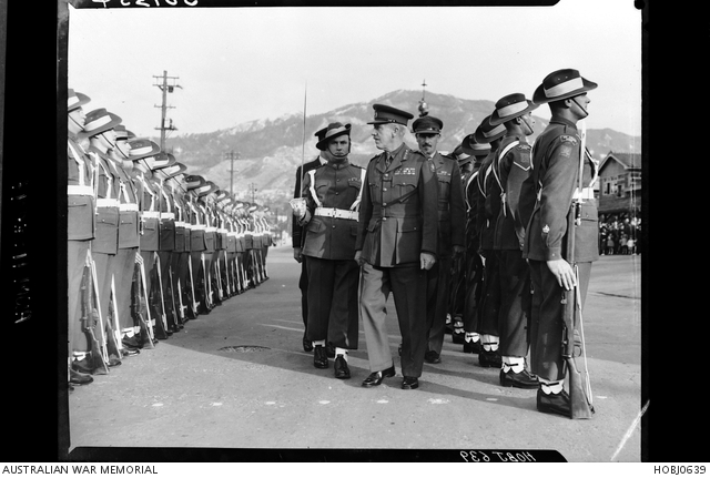 Lieutenant General (Lt Gen) H C H Robertson OBE DSO, Commander in Chief ...