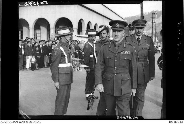 Lieutenant General (Lt Gen) H C H Robertson OBE DSO, Commander in Chief ...