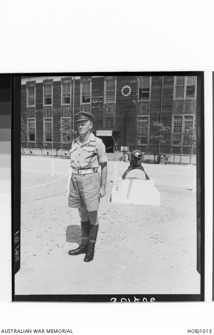 A portrait of 3376 Warrant Officer Class 2 (WO2) A G Crossfield, Company Sergeant Major (CSM ...