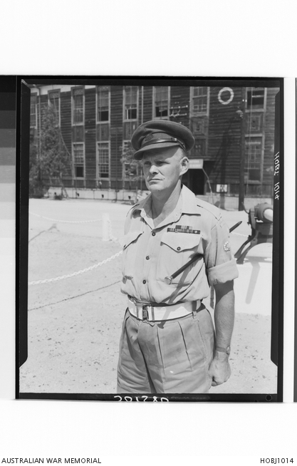 A portrait of 3376 Warrant Officer Class 2 (WO2) A G Crossfield ...