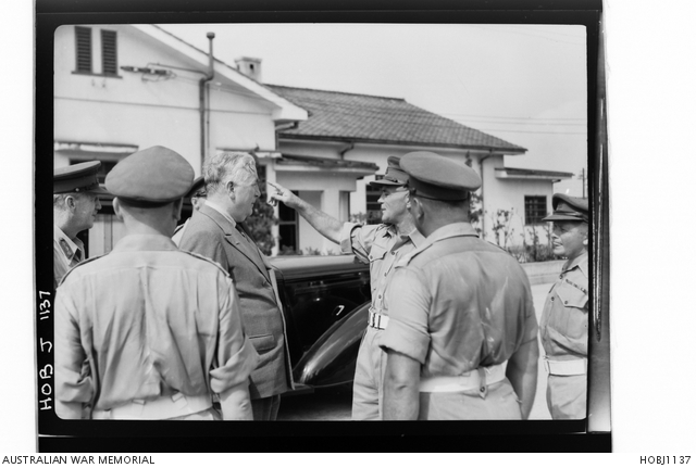 Japan. During a tour of the British Commonwealth Occupation Force (BCOF ...