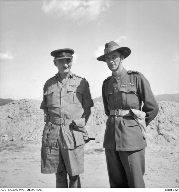 Taegu, Korea. 28 September 1950. Lieutenant Colonel (Lt Col) Charles Hercules Green (right ...
