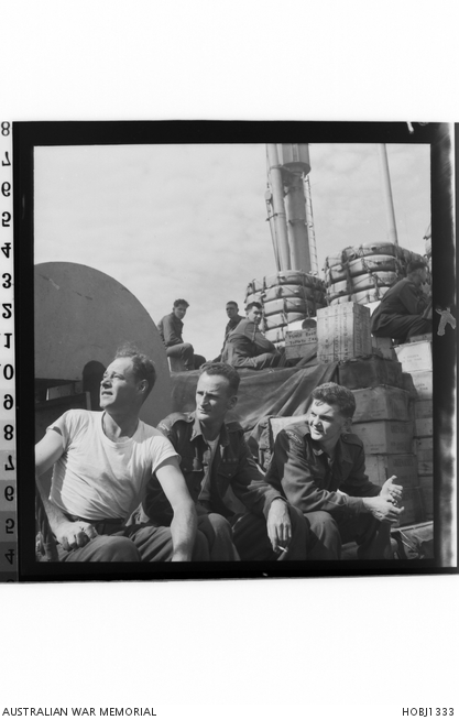 At Sea. September 1950. Aboard the United States Military Transport ...