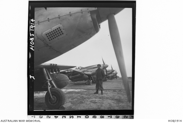 A ground crew member of 2 Squadron, South African Air Force (SAAF ...