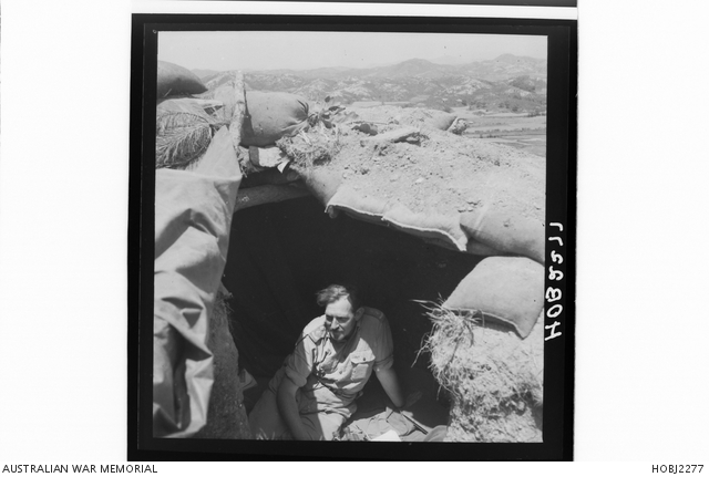 An unidentified lieutenant with the 3rd Battalion, The Royal Australian ...