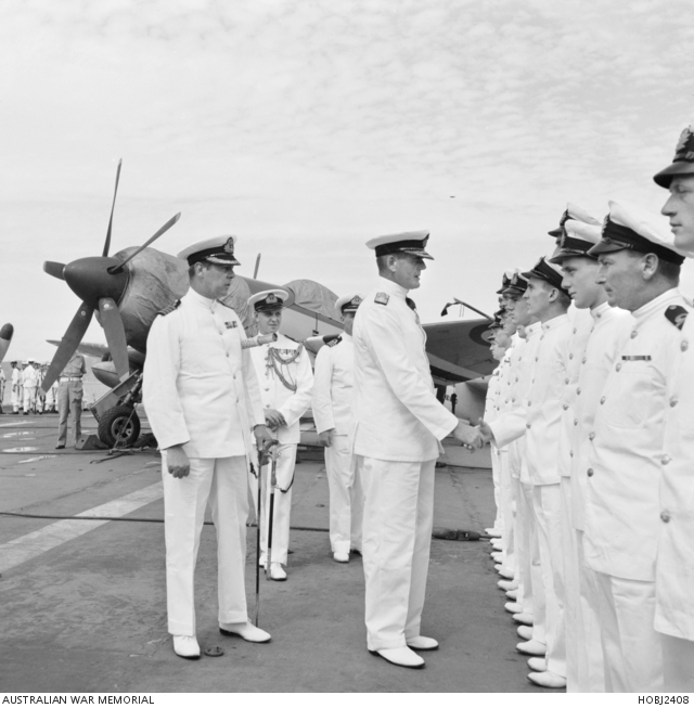 Vice Admiral Sir Guy Russell, Commander in Chief Far East Station ...