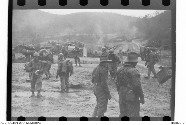 The 3rd Battalion, The Royal Australian Regiment (3RAR), in Korea, is ...
