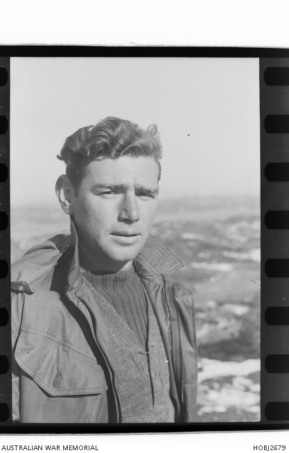 Informal portrait of 27184 Pte J 'Jack' Cramp of D Company, the 3rd ...