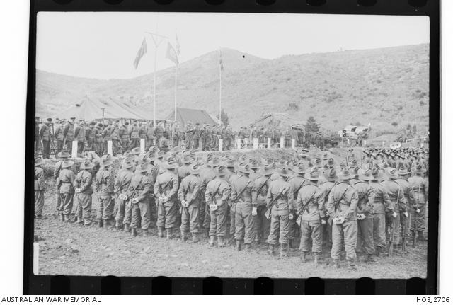 Unidentified soldiers of the 3rd Battalion, The Royal Australian ...
