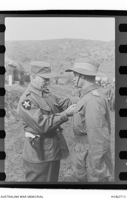 Korea. 4 December 1951. General James Van Fleet, the 8th US Army ...