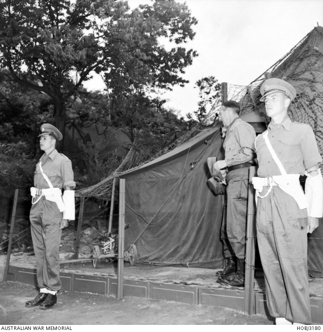 Korea. c. May 1952. British Military Police, Lance Corporal D. Davis of ...
