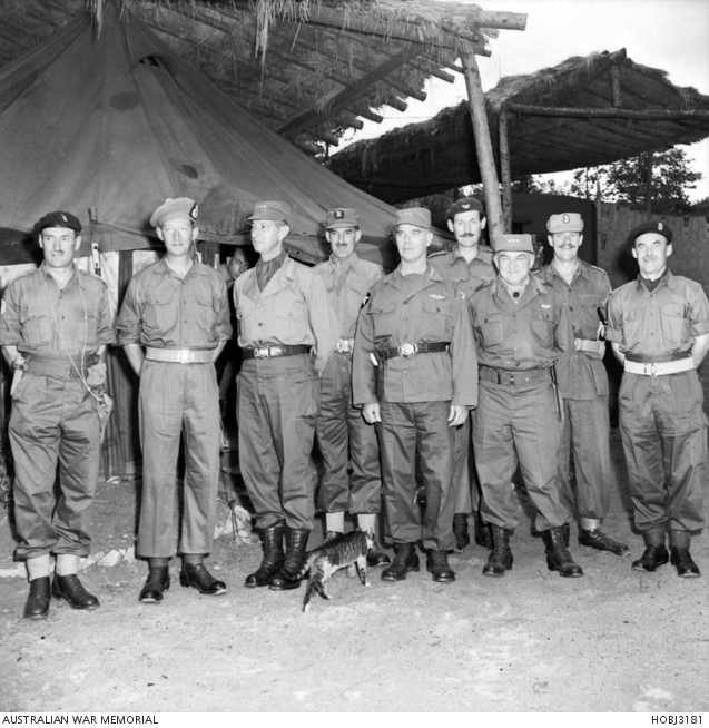 Korea. c. May 1952. American Generals and senior officers of the 1st ...
