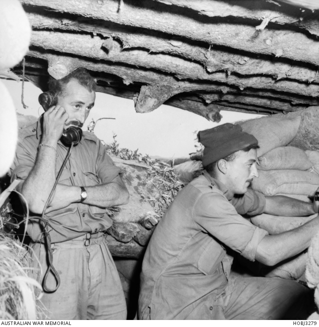 Korea. July 1952. At the most forward Observation Post of the 1st ...