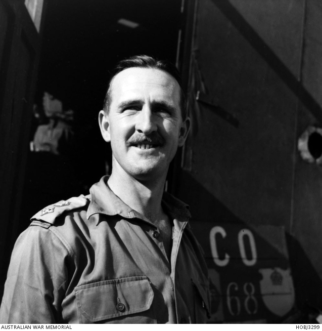 Korea. 16 July 1952. Informal portrait of Lieutenant Colonel (Lt Col) R ...