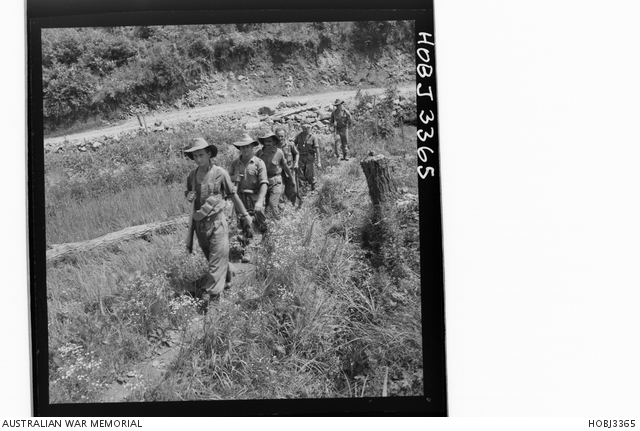 After a hard days digging on reserve positions, a working party of ...
