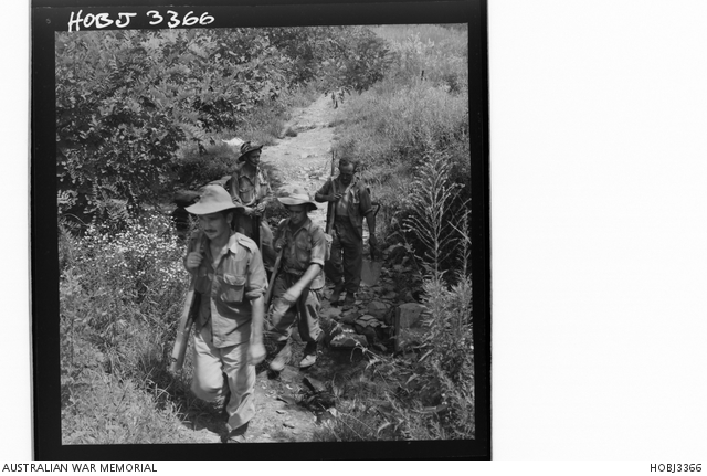 After a hard days digging on reserve positions, a working party of ...