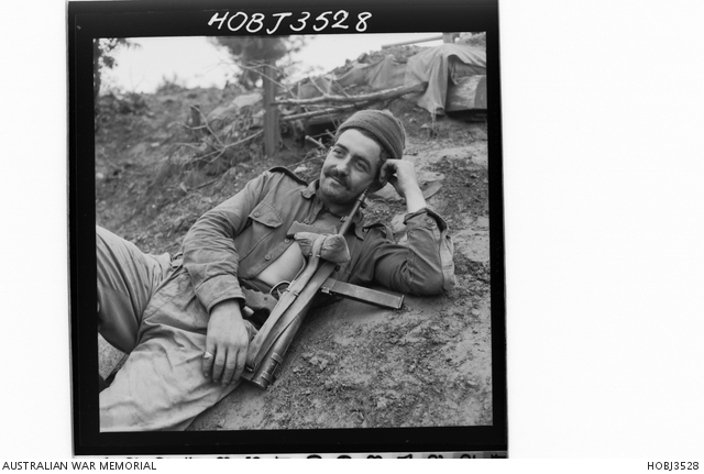 Korea. c. August 1952. After returning from a patrol Corporal Bill ...