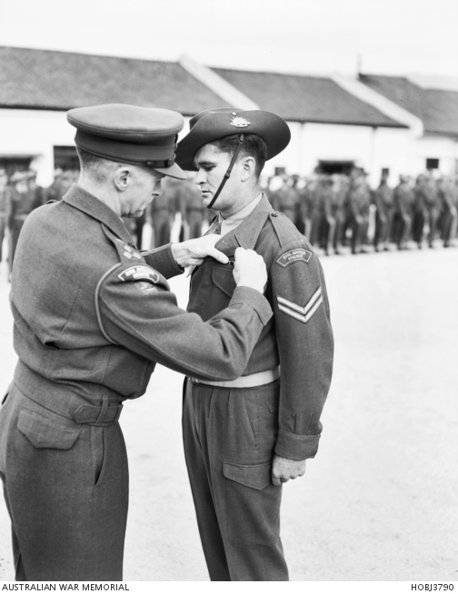 Japan. 1952. 1/934 Corporal Ronald James Reid MID (right), and of the ...