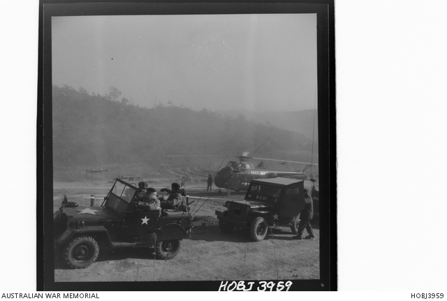 Korea. January 1953. Major General Thomas F. Hickey, Commanding General ...