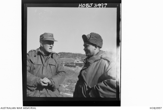 Lieutenant Colonel Maurice (Bunny) Austin, Commanding Officer 1RAR ...