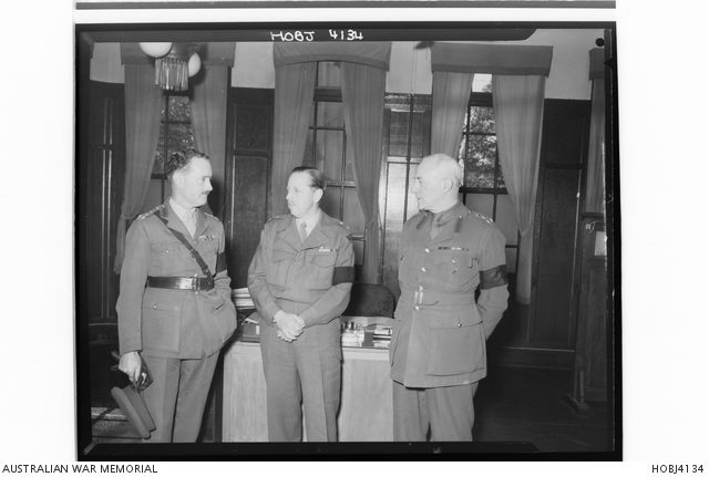 Lieutenant Colonel L D King, Commander of the British Commonwealth Sub ...