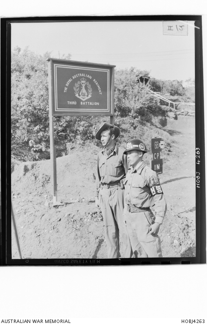 At a vehicle and personnel checkpoint at the entrance to the Command ...