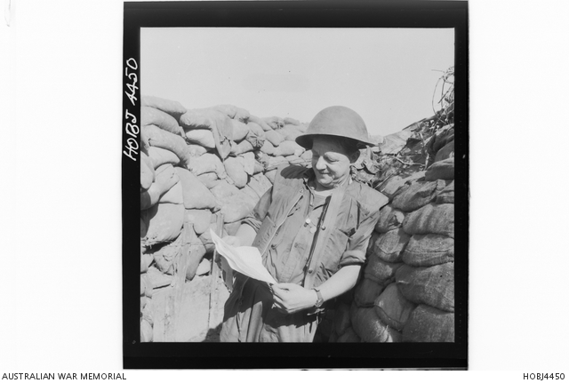Informal portrait of Captain Porter, 2 Battalion The Royal Australian ...