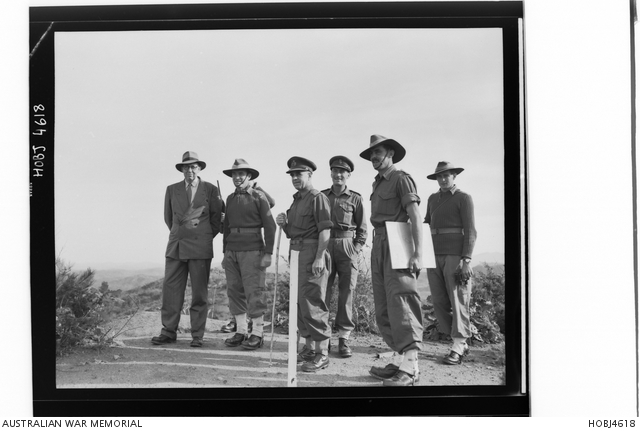 Dr R. Walker, Australian Ambassador to Japan (far left), accompanied by ...
