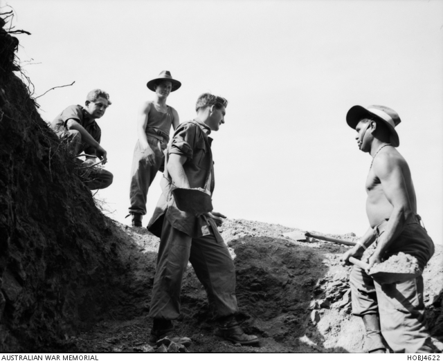 The cease fire in Korea did not mean cease work for Australian soldiers ...