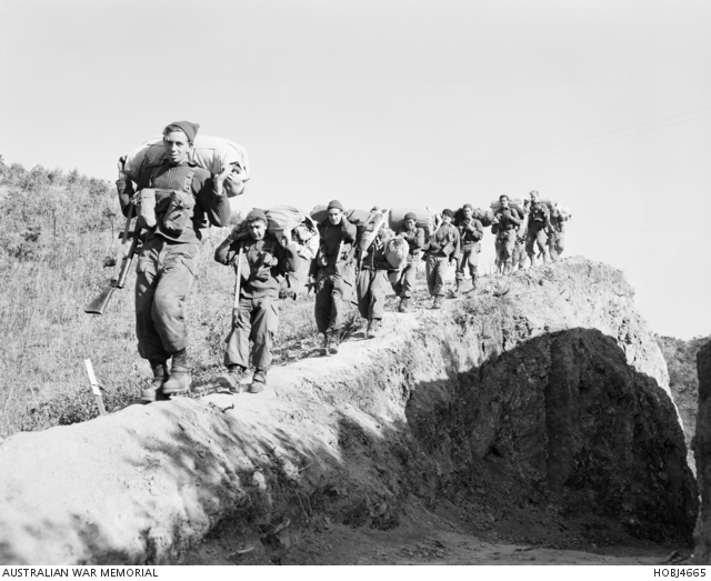 After training exercises along their defensive line abutting the ...