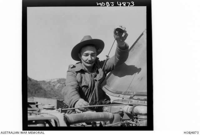 Korea. 4 March 1954. Private (Pte) Ken Cranston, 2nd Battalion, The ...