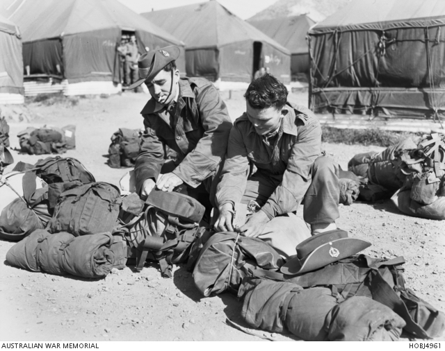Korea. 2 April 1954. On their way up to the line in Korea with the ...