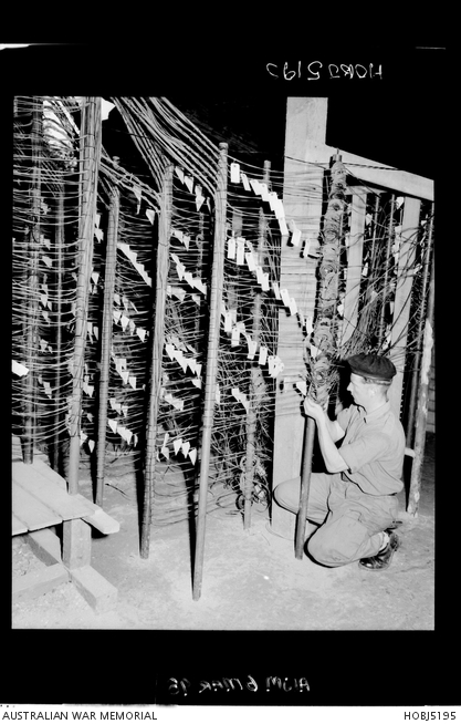 A test point at the Main Divisional defensive Command Post. Here an ...