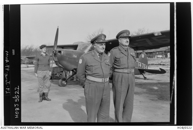 Korea. 15 November 1954. Major General (Maj Gen) Horatius Murray bade ...