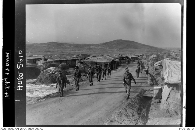 Korea. 14 December 1954. A practice occupation of the Kansas Line has ...