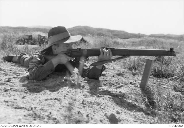 23154 Sergeant Charles William Shearim, an armourer with the 1st ...
