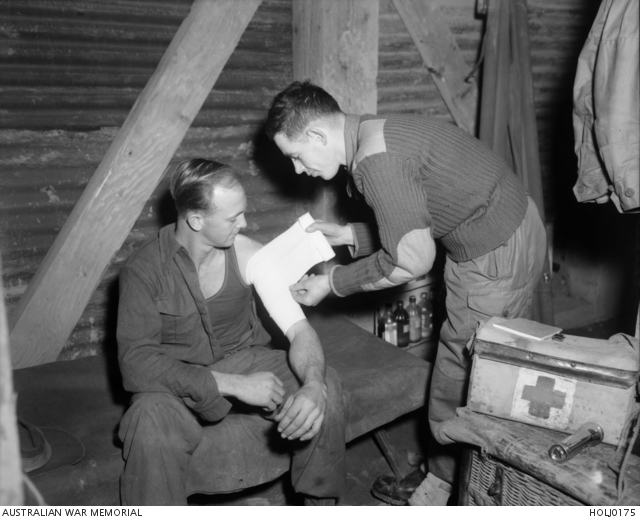 Medical orderly with the 1st Battalion, The Royal Australian Regiment ...