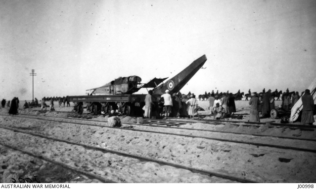 Two Australian aeroplanes which made forced landings near El Arish are ...